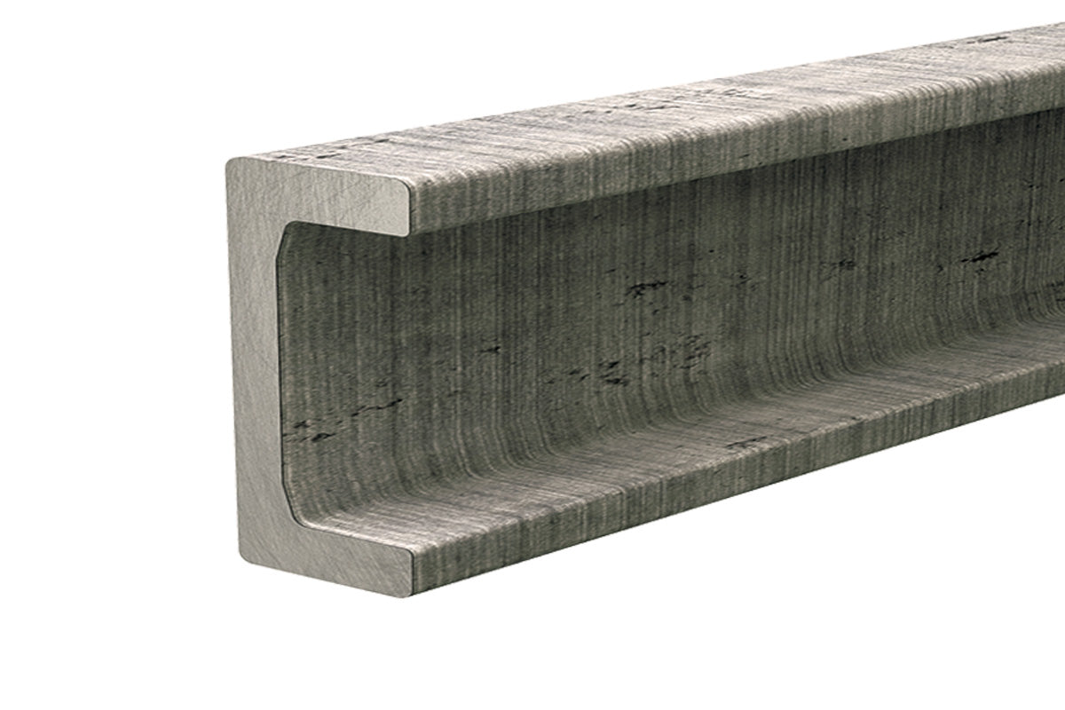 Heavy Duty Linear Rail HVR-S-2500 - Steel U-Channel 2500mm for Hevi-Ra ...