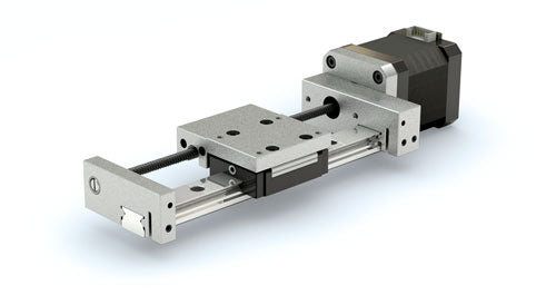 Compact Linear Actuator - Lead Screw CSLSM06AGXR3A1-2SN-0200-0 w/ NEMA ...