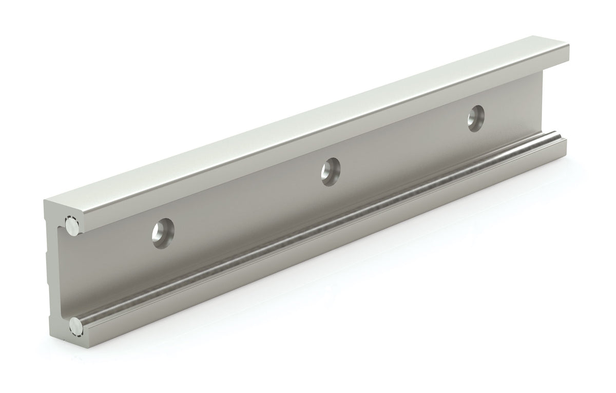 Linear Rail w/ Steel Raceways - Redi-Rail RR65-1000 Width: 65mm Length ...