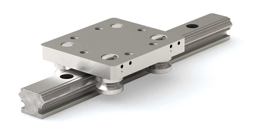 Integral-V Linear Guides | V-Rails with V-Wheel Carriages – PBC Linear