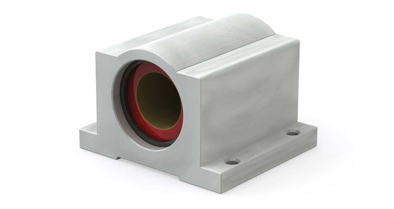 Plain Linear Pillow Block Bearing P16 1" Closed – PBC Linear