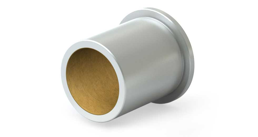 Linear Sleeve Bearing - Round Flange PSFM2026-20 Bushing ID: 20mm Leng ...